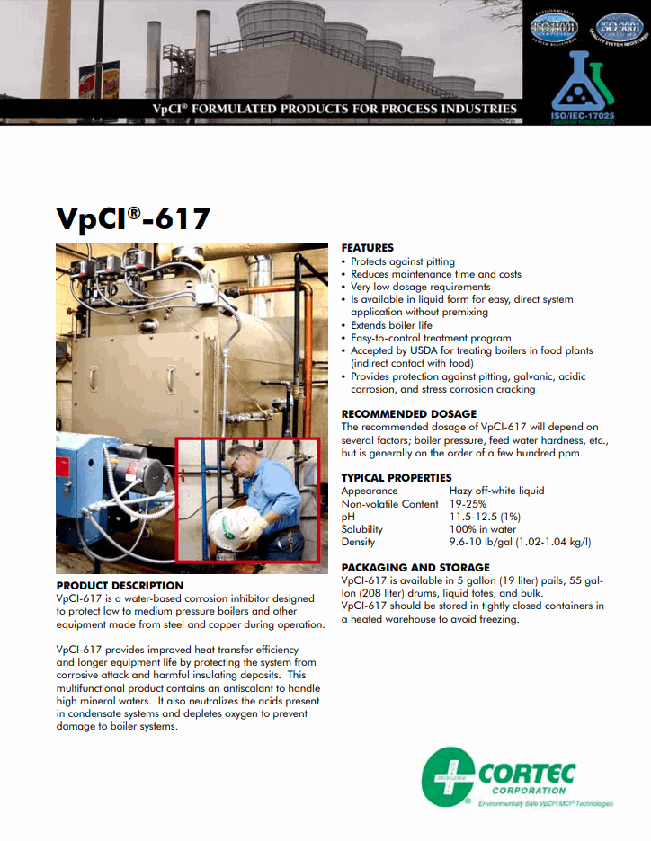VpCI®-617 - Cortec Water Treatment